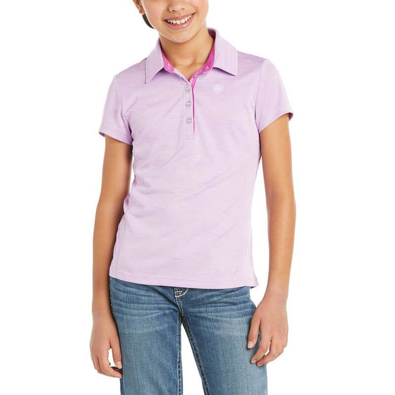 Ariat Poloshirt Laguna Kinder violet tulle - Reitsport SportErfurth.d